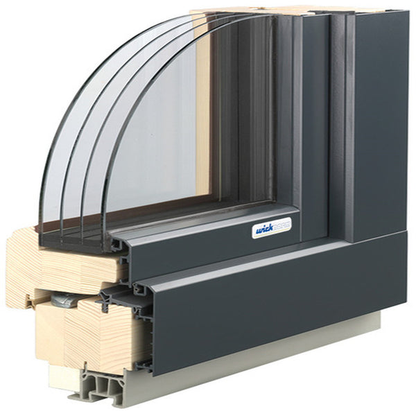 LVDUN Aluminum Timber Sash Window Reveal Doors Aluminium Timber Window ...