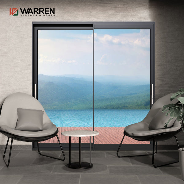 Warren Apartment House Lift Sliding Door System Terrace Aluminum Glass ...
