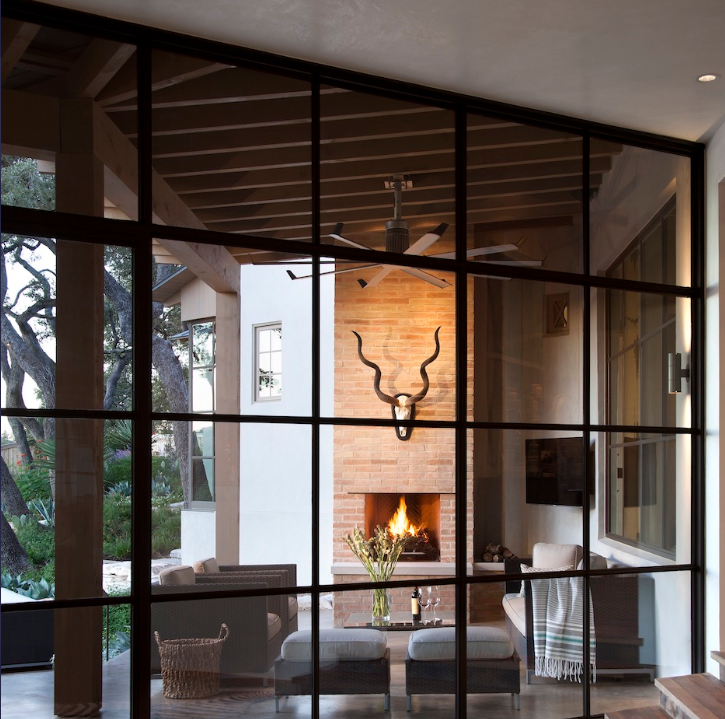 LVDUN Home design pan steel windows,steel window frame design,thermal ...